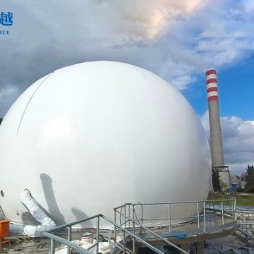 biogas holder system|double membrane cover| Digester Membrane Cover